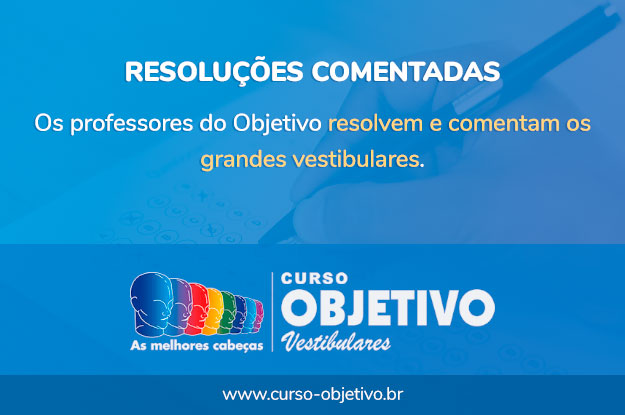 Resoluções comentadas - Curso Objetivo Pré-Vestibular