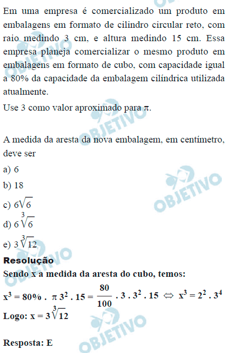 ENEM 2024 - 2º dia - Curso Objetivo Pré-Vestibular
