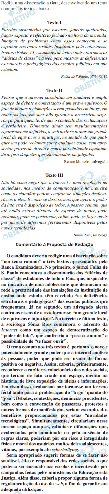 Mackenzie 2013 Curso Objetivo